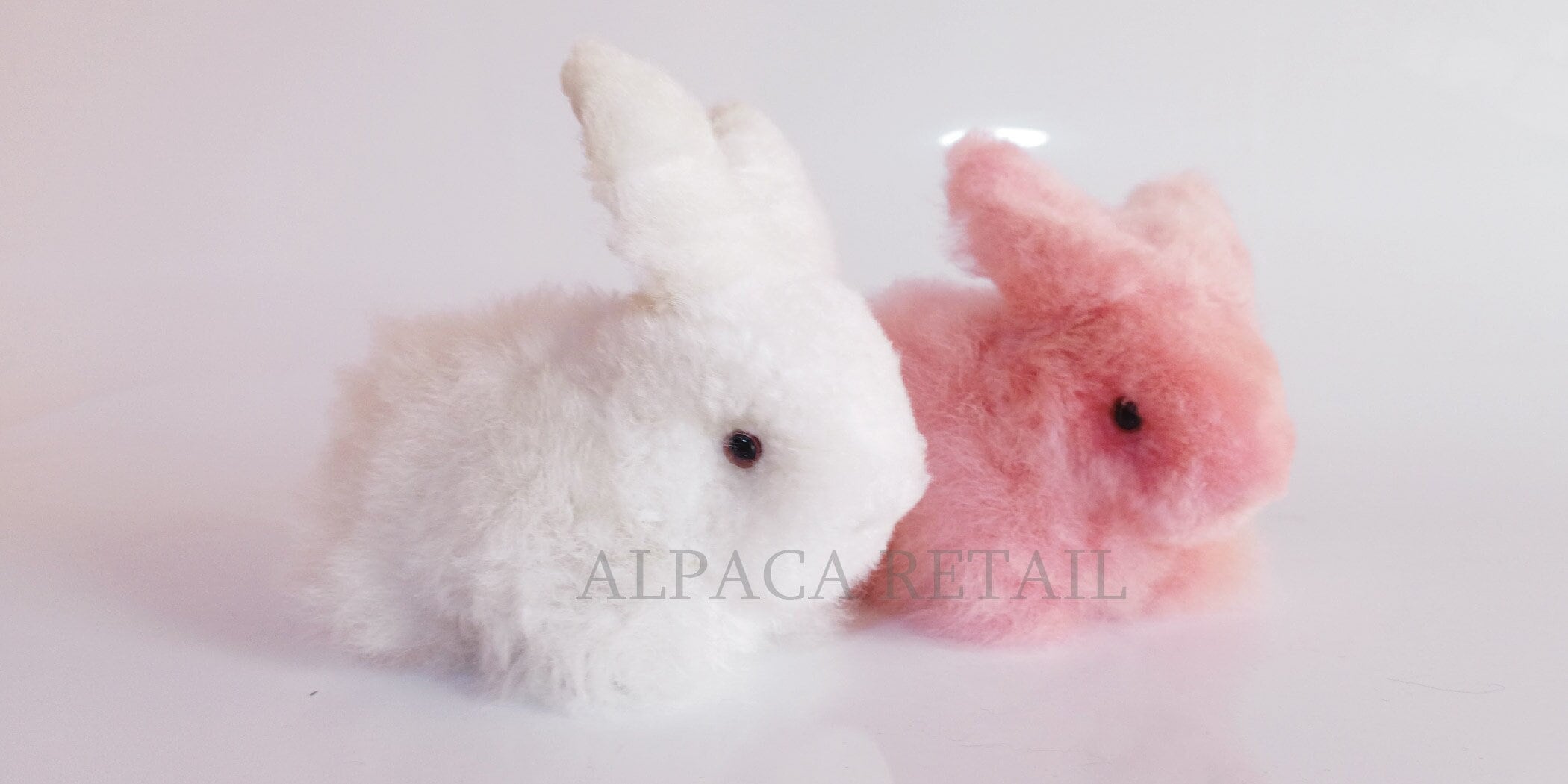 8 IN Rabbit Peruvian gift Handmade AlpacaFur Stuffed Animal Plush ...