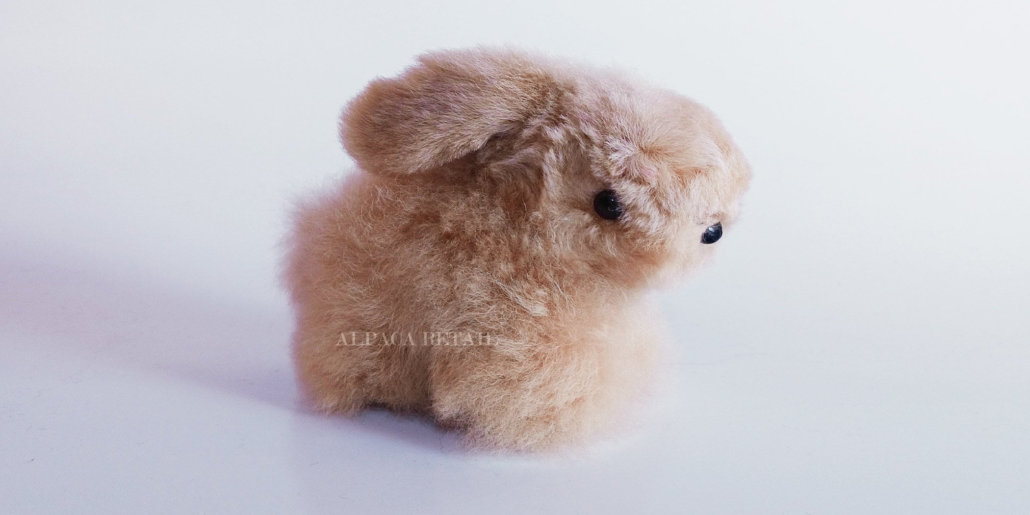 8 IN Rabbit Peruvian gift Handmade AlpacaFur Stuffed Animal Plush ...