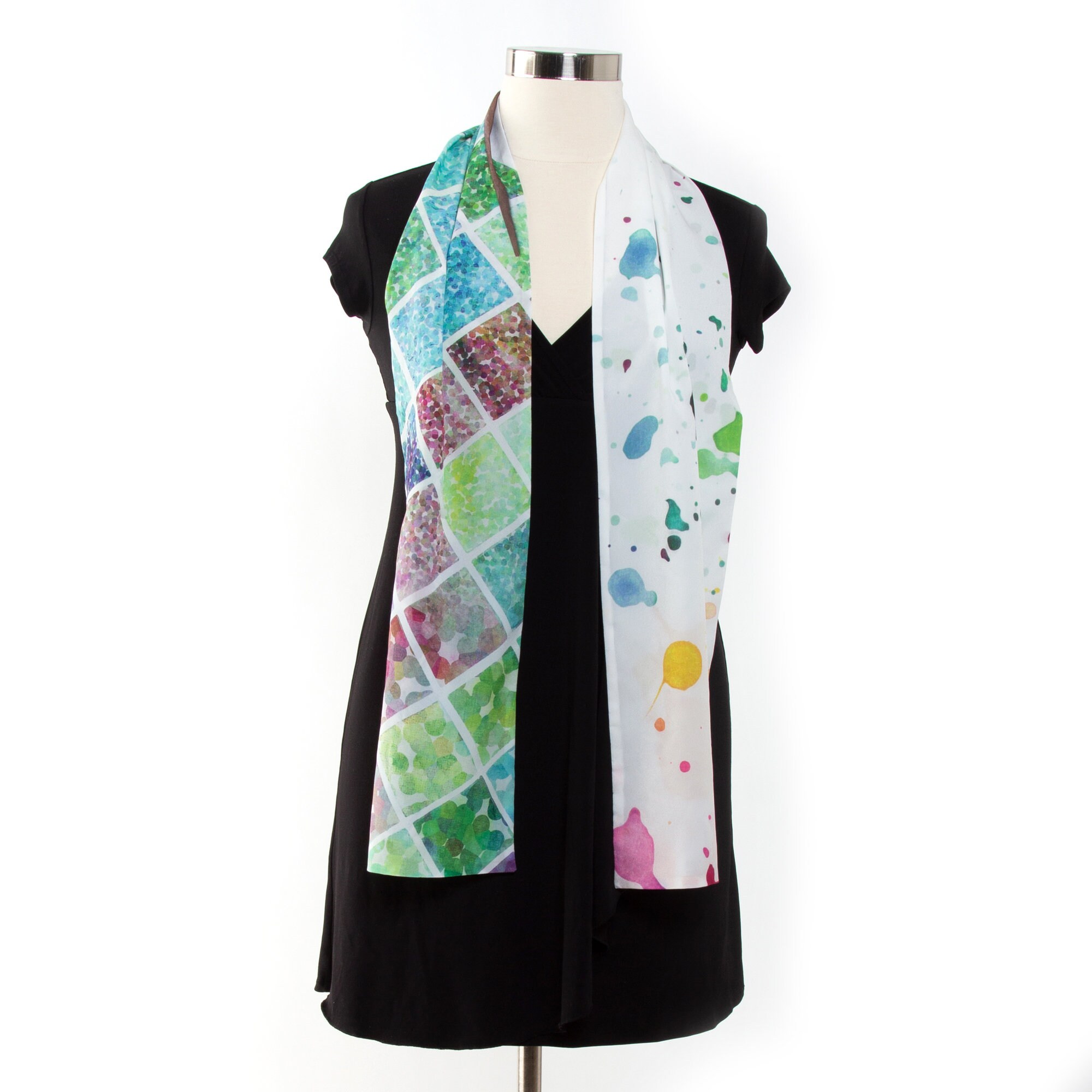 Artist Painter Scarf Rectangle Crepe De Chine Scarf - Etsy UK