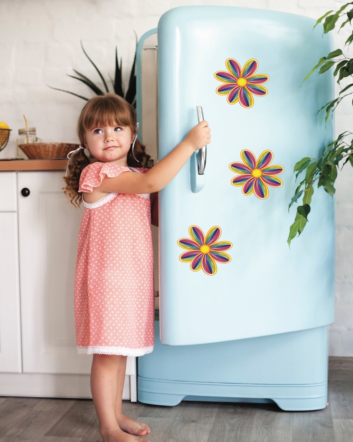 Flower Power Car Magnets | Etsy