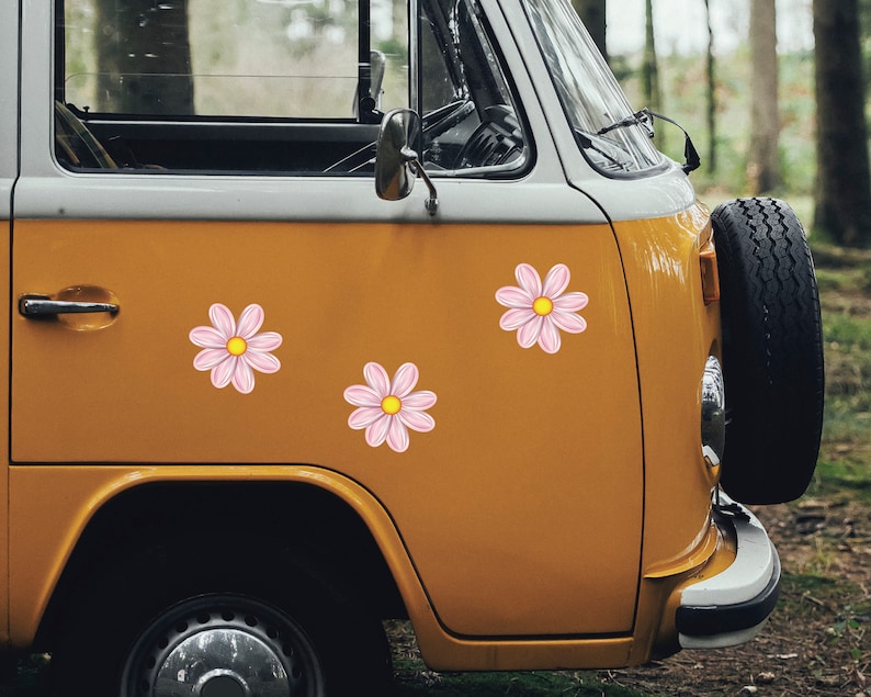 Flower Power Car Magnets - Etsy