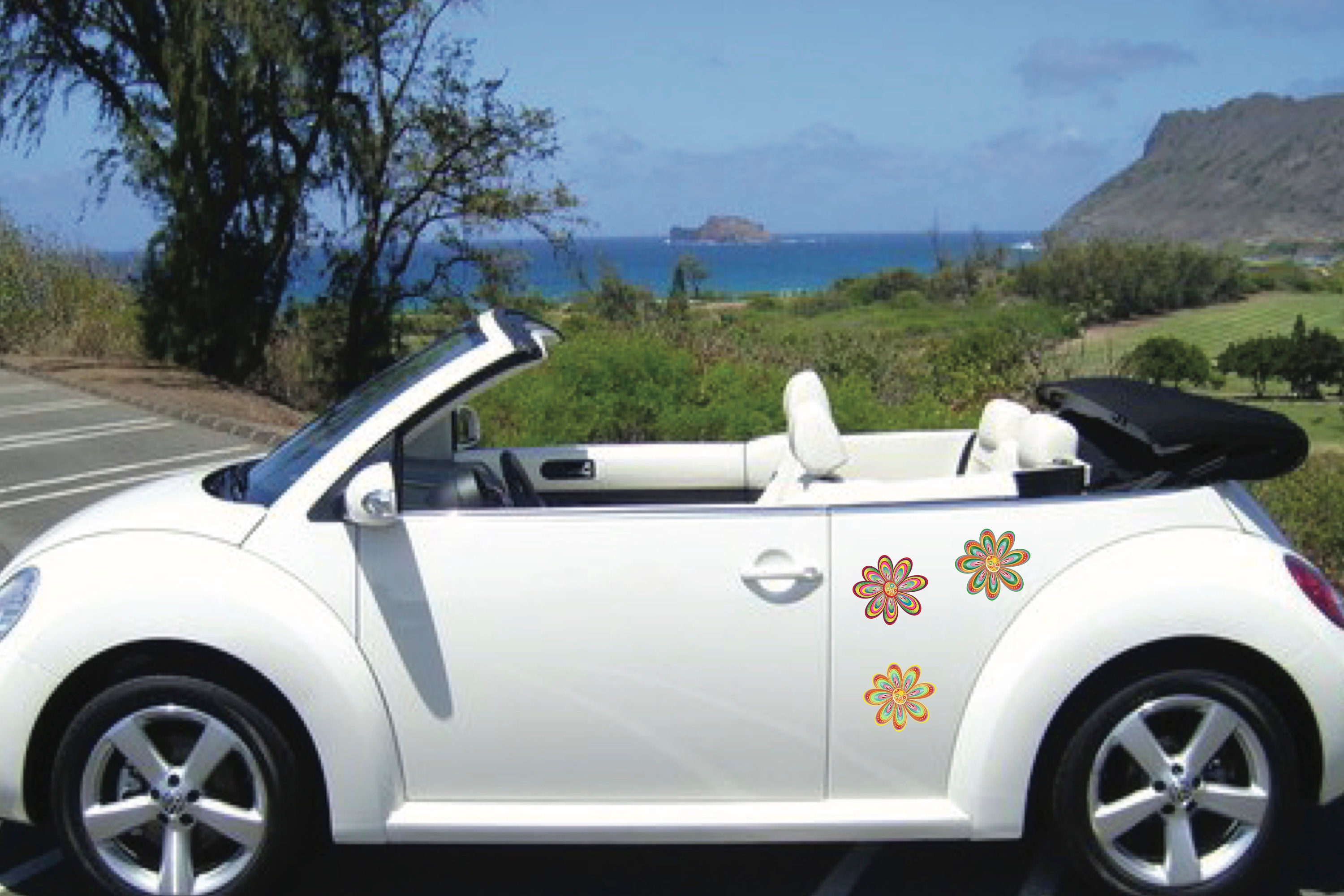 Flower Power Car Magnets | Etsy