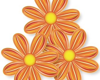 Flower Power Car Magnets | Etsy