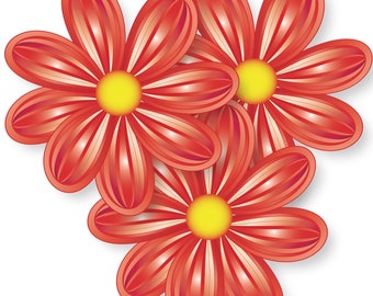 Flower Power Car Magnets | Etsy