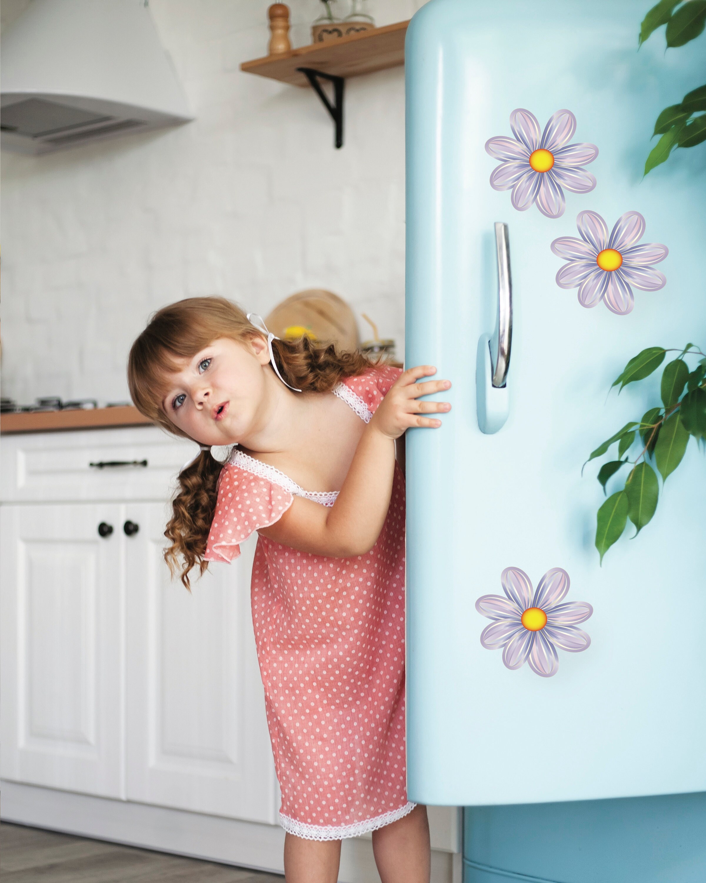 Flower Power Car Magnets | Etsy