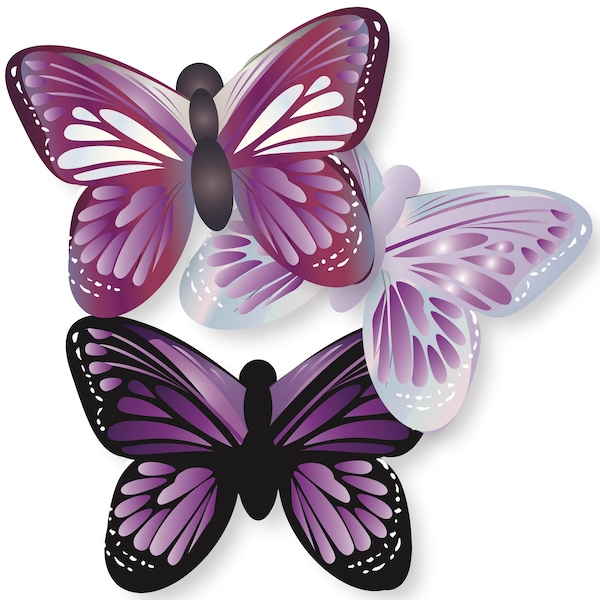 Butterfly Magnets - Etsy