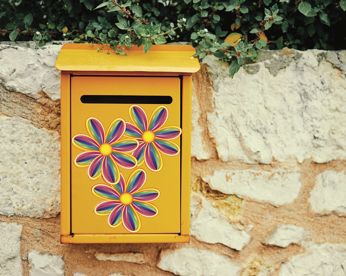 Flower Power Car Magnets | Etsy