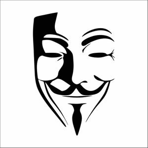 ANONYMOUS DECAL Anon Cut Vinyl Decal - Etsy