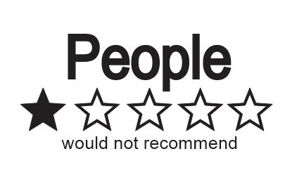 People: Would Not Recommend Vinyl Decal Funny Sticker Car Window Mirror ...