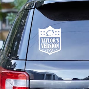 Taylor's Version Taylor Swift Vinyl Decal Funny Sticker Car Window ...
