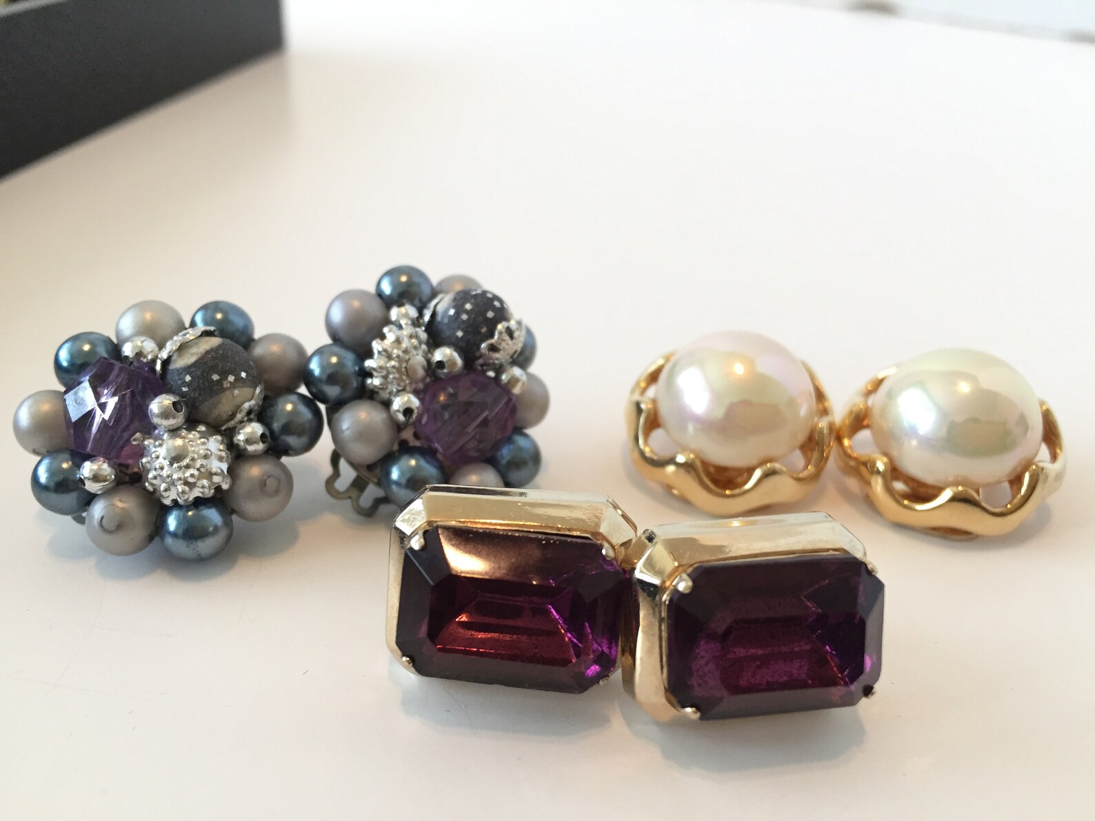 15 PAIR VINTAGE SIGNED Designer Clip and Screw on Earrings - Etsy