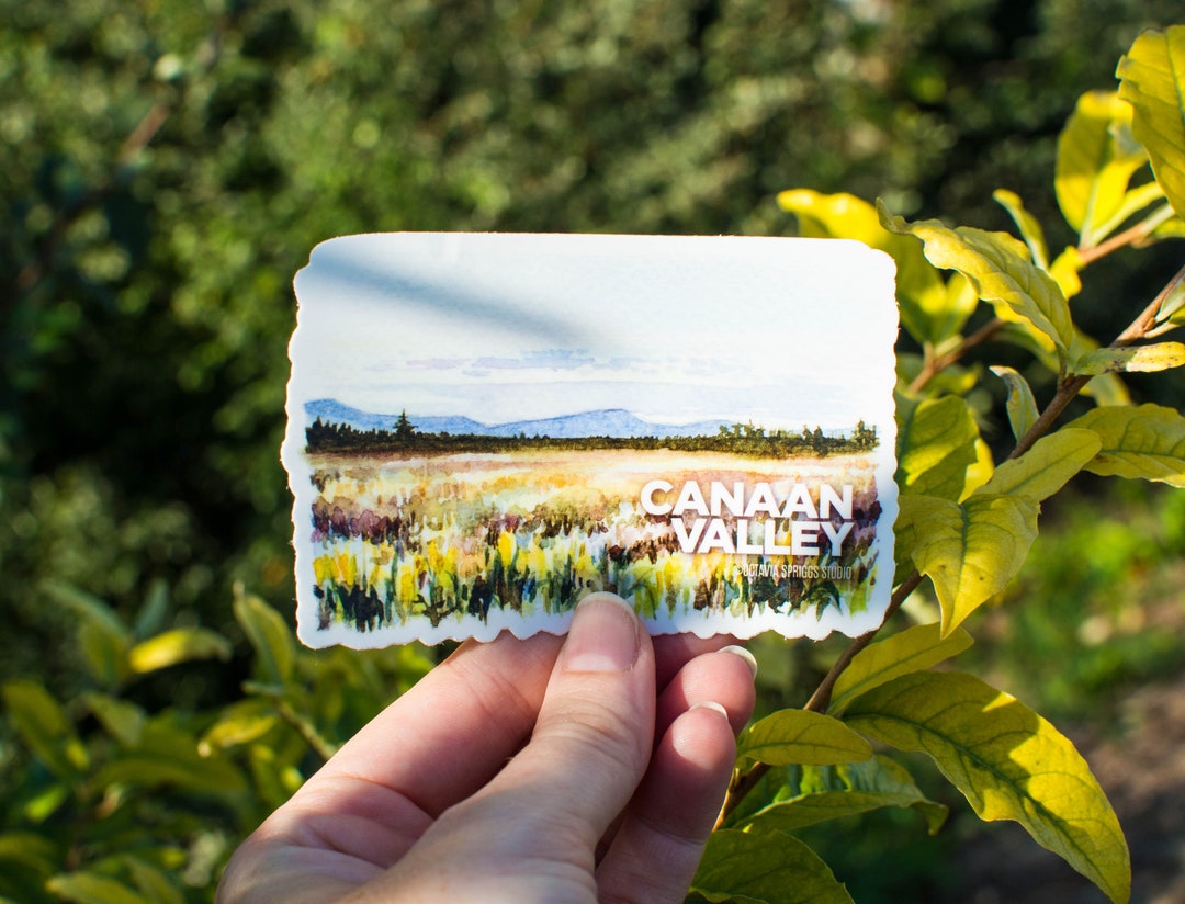 Canaan Valley Sticker | Vinyl Landscape Sticker | WV State Park Sticker ...