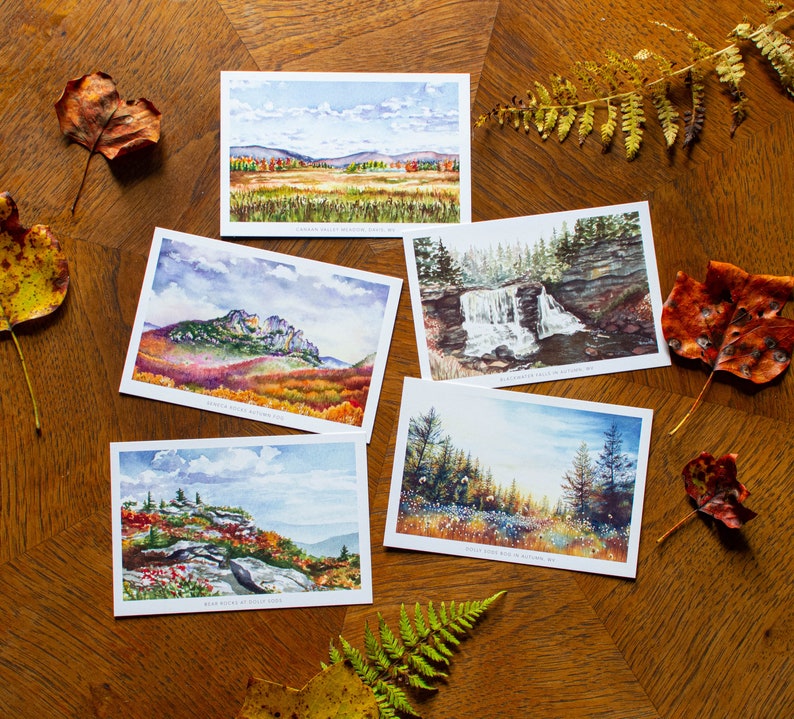 Monongahela National Forest Postcards 6 x 4 | Etsy