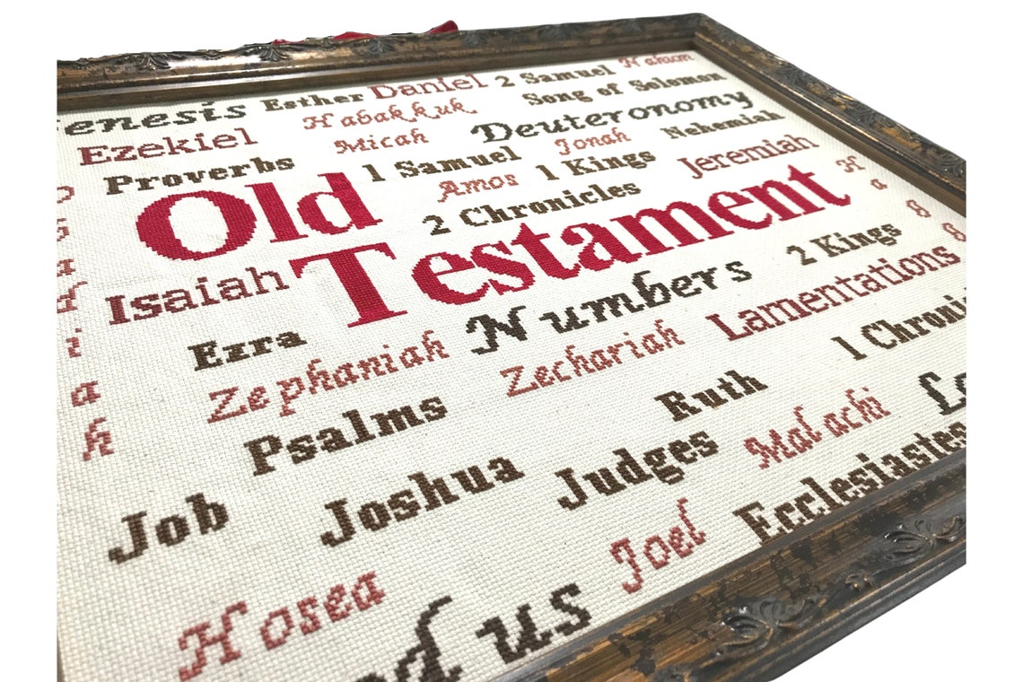 Christian Cross Stitch Pattern, Bible Cross Stitch Pattern, Old ...