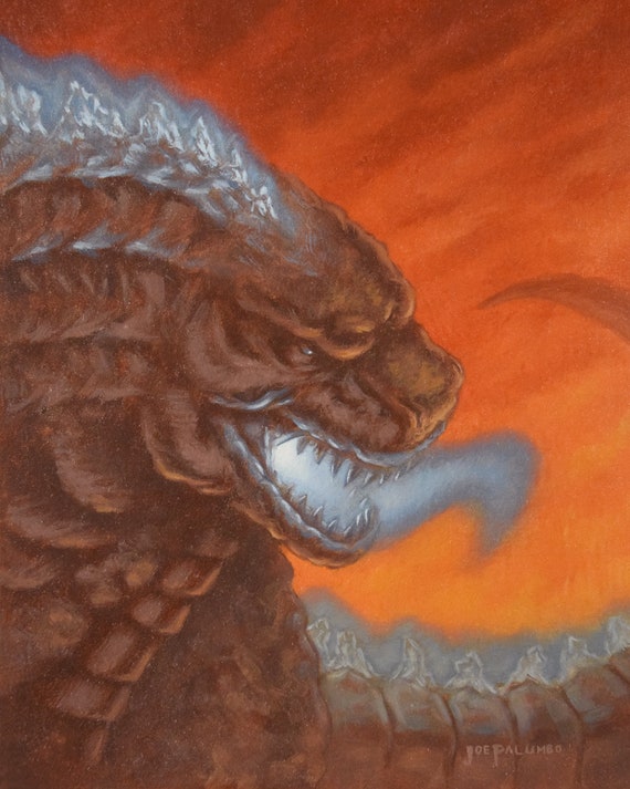 Godzilla Print | Etsy