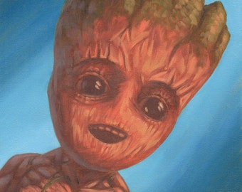 A4 Baby Groot Print - Etsy