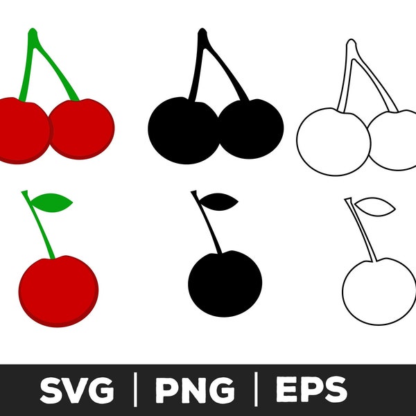 Cherry Svg - Etsy