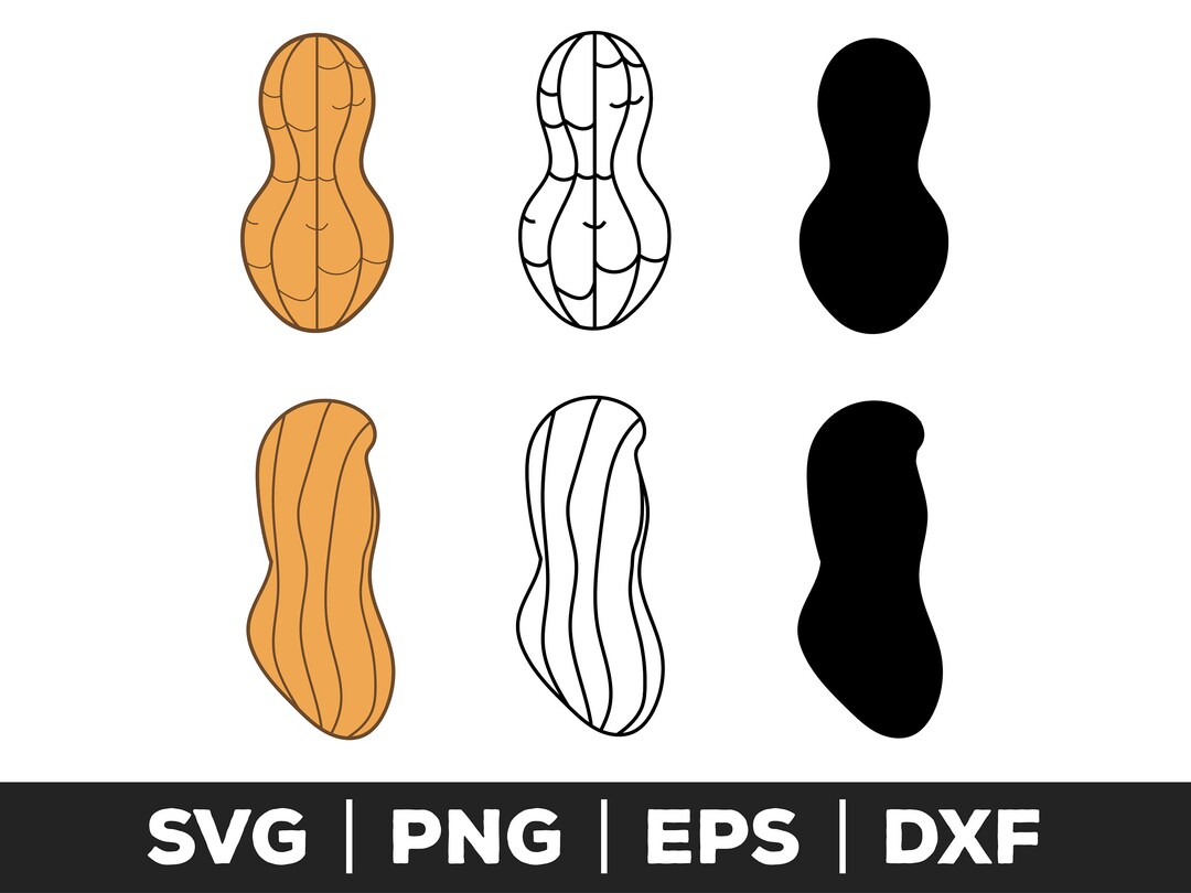 Peanut SVG, Peanut PNG, Peanut EPS, Peanut Clip Art, Peanut Cut Files ...