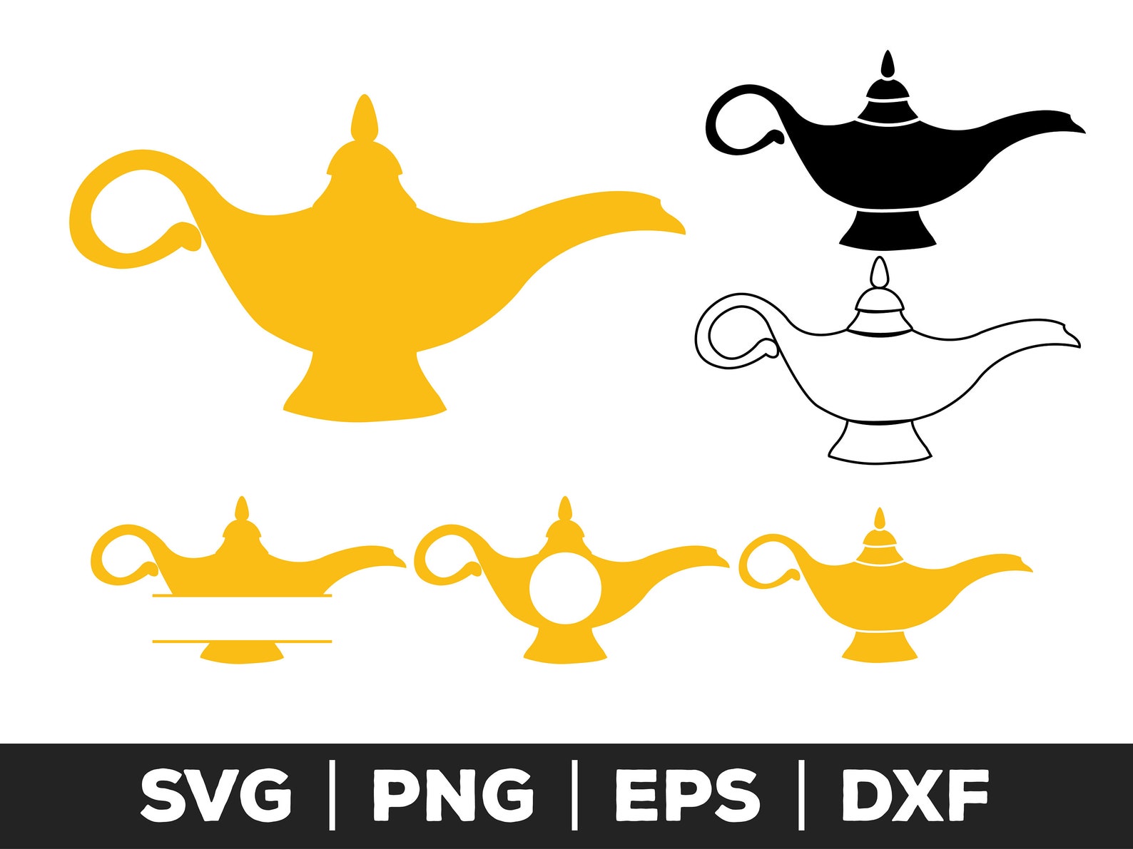 Magic Lamp SVG, Magic Lamp PNG, Magic Lamp EPS, Magic Lamp Clip Art ...