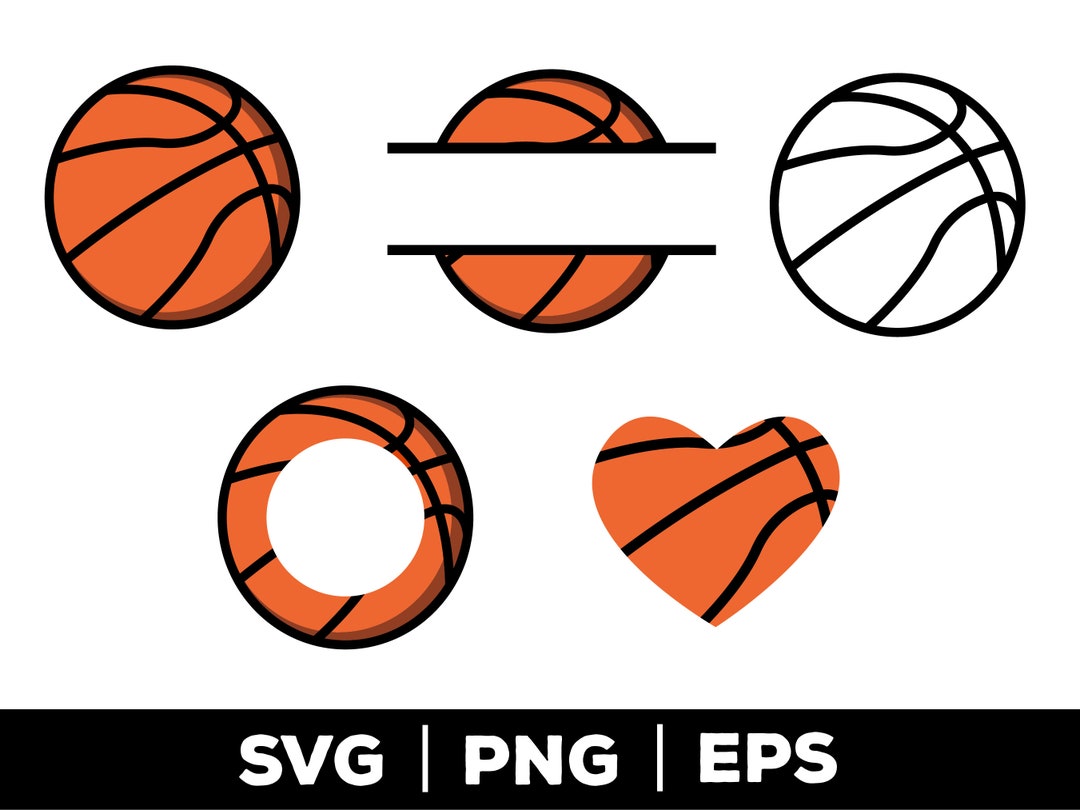 Basketball SVG Basketball Clipart, Png, Eps, Basketball SVG for Cricut ...