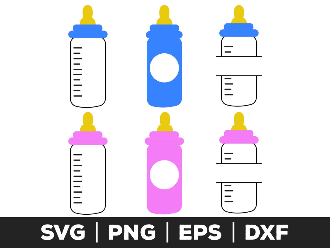 Baby Bottle Svg Baby Bottle SVG Files Milk Bottle Bottle - Etsy