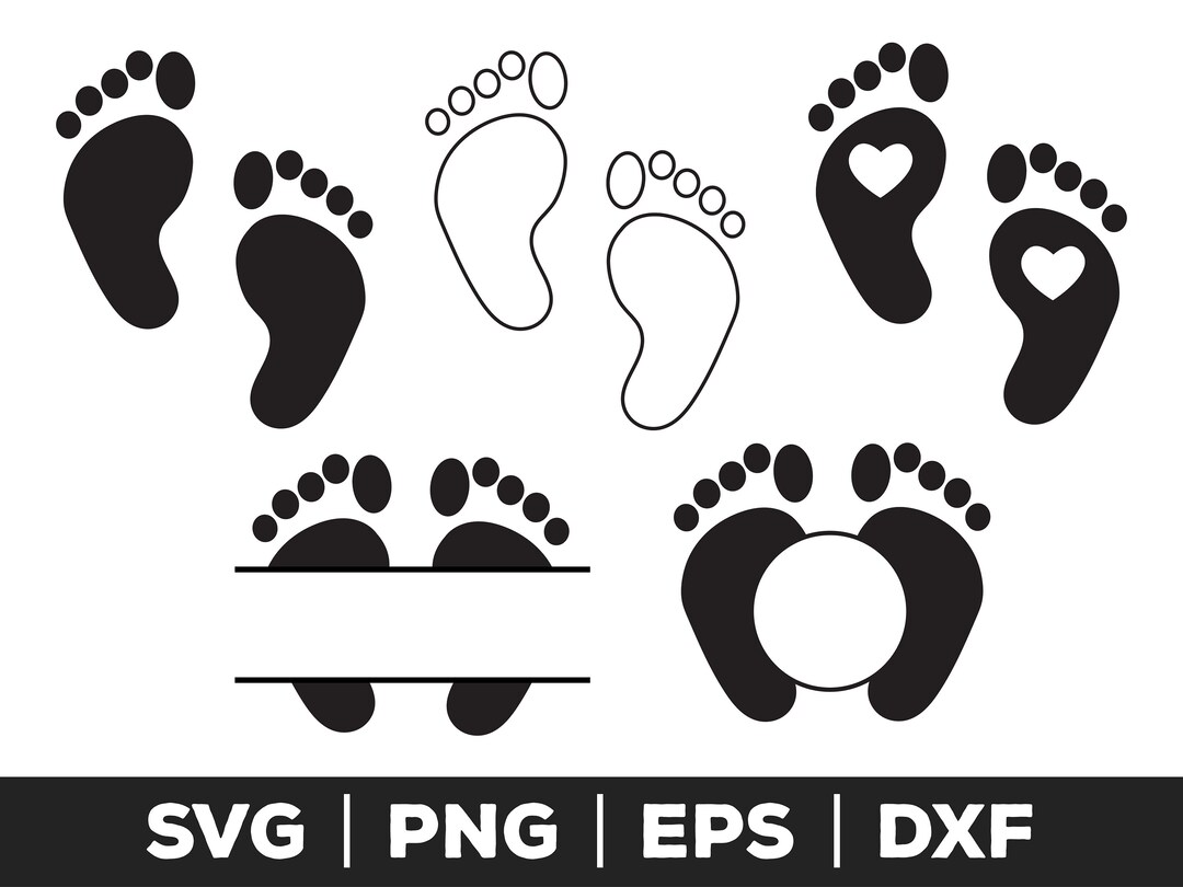 Baby Feet SVG, Baby Feet PNG, Baby Feet EPS, Baby Feet Clip Art, Baby ...
