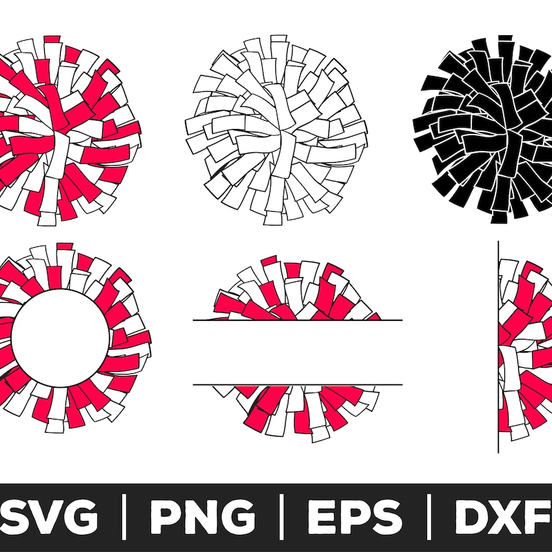Pom Poms Svg - Etsy