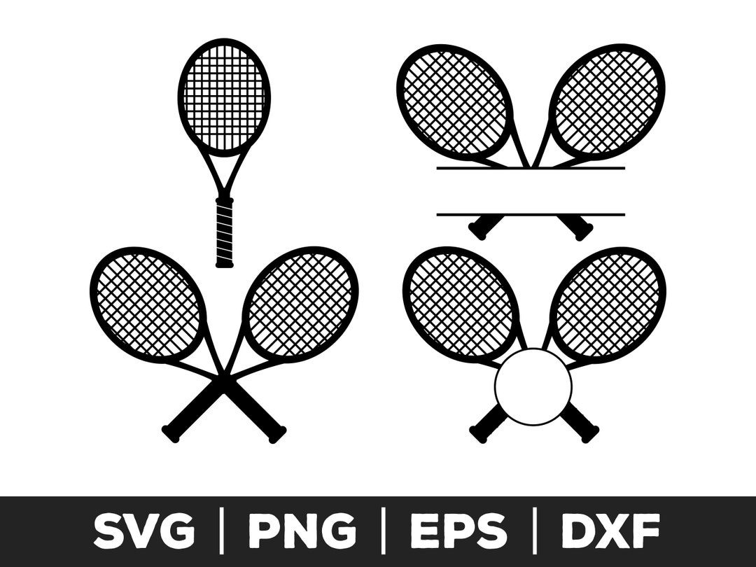 Tennis Racket Svg, Png, Eps, Tennis Svg, Sports Svg, Tennis Racket Cut ...