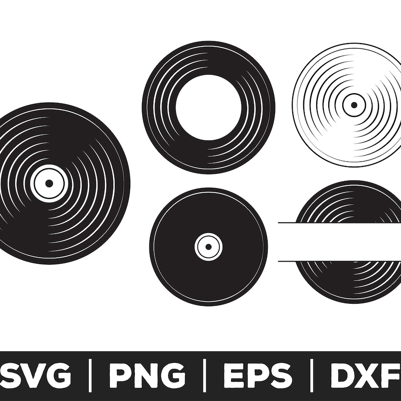 Vinyl Record Clipart - Etsy