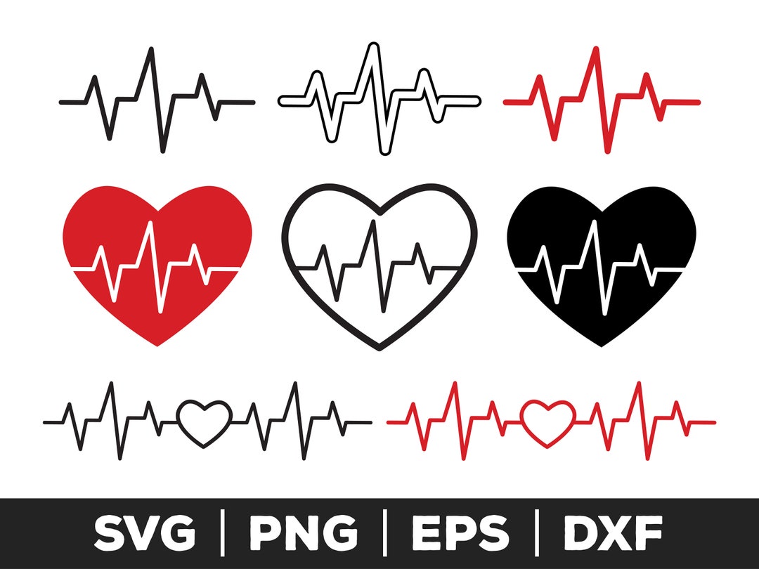 Heartbeat SVG, Heartbeat PNG, Heartbeat EPS, Heartbeat Clip Art ...