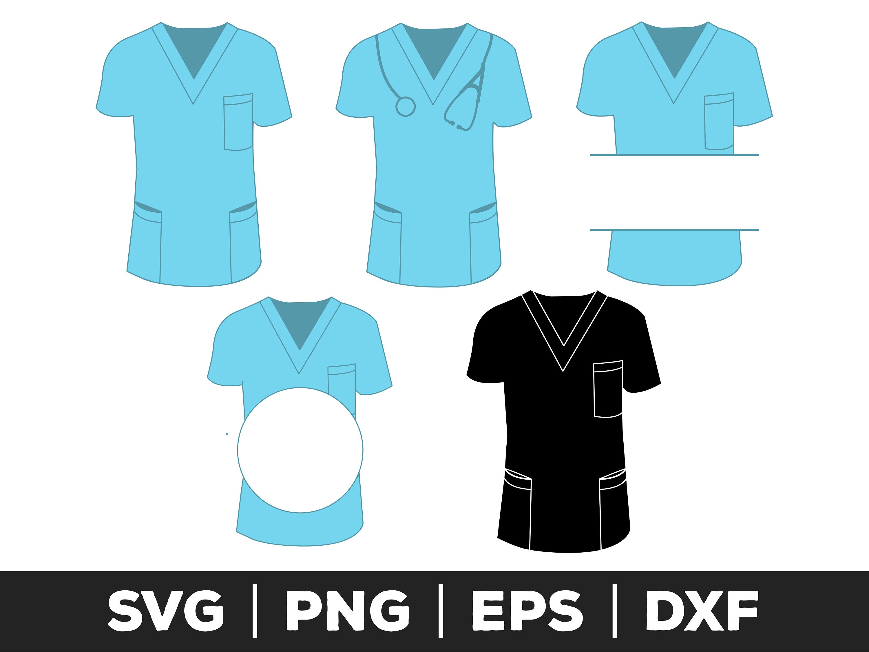 Nurse Scrub Clipart