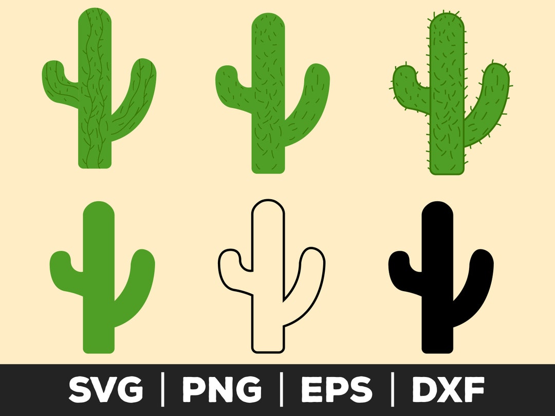 Cactus Svg, Cactus Png, Cactus Eps, Cactus Cut Files for Cricut, Cactus ...