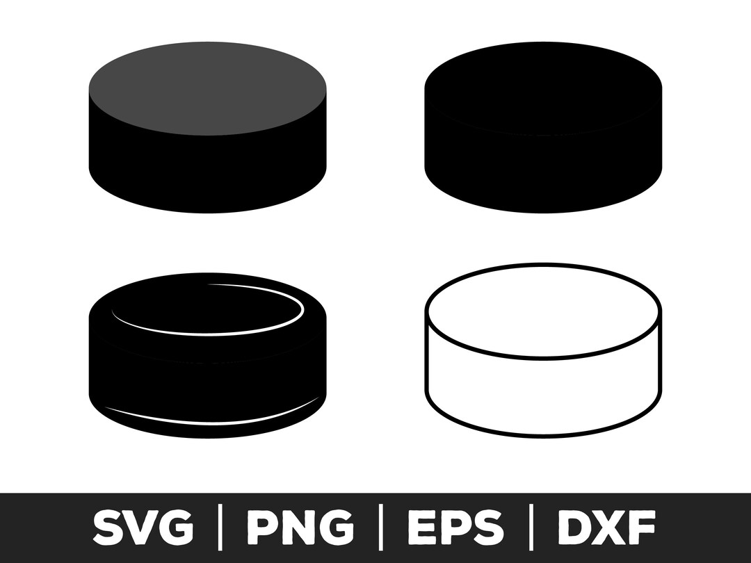 Hockey Puck Svg, Png, Eps, Hockey Puck Cut Files, Sports Svg, Hockey ...