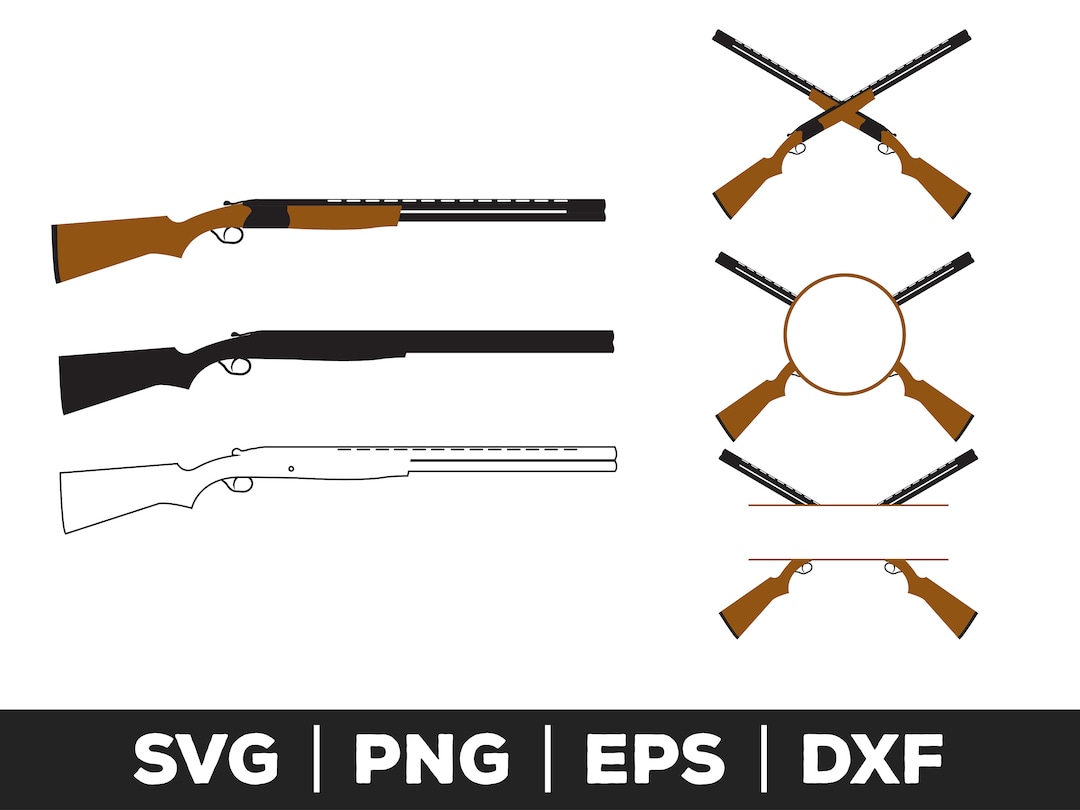 Double Barrel Shotgun Svg, Double Barrel Shotgun Png, Double Barrel ...