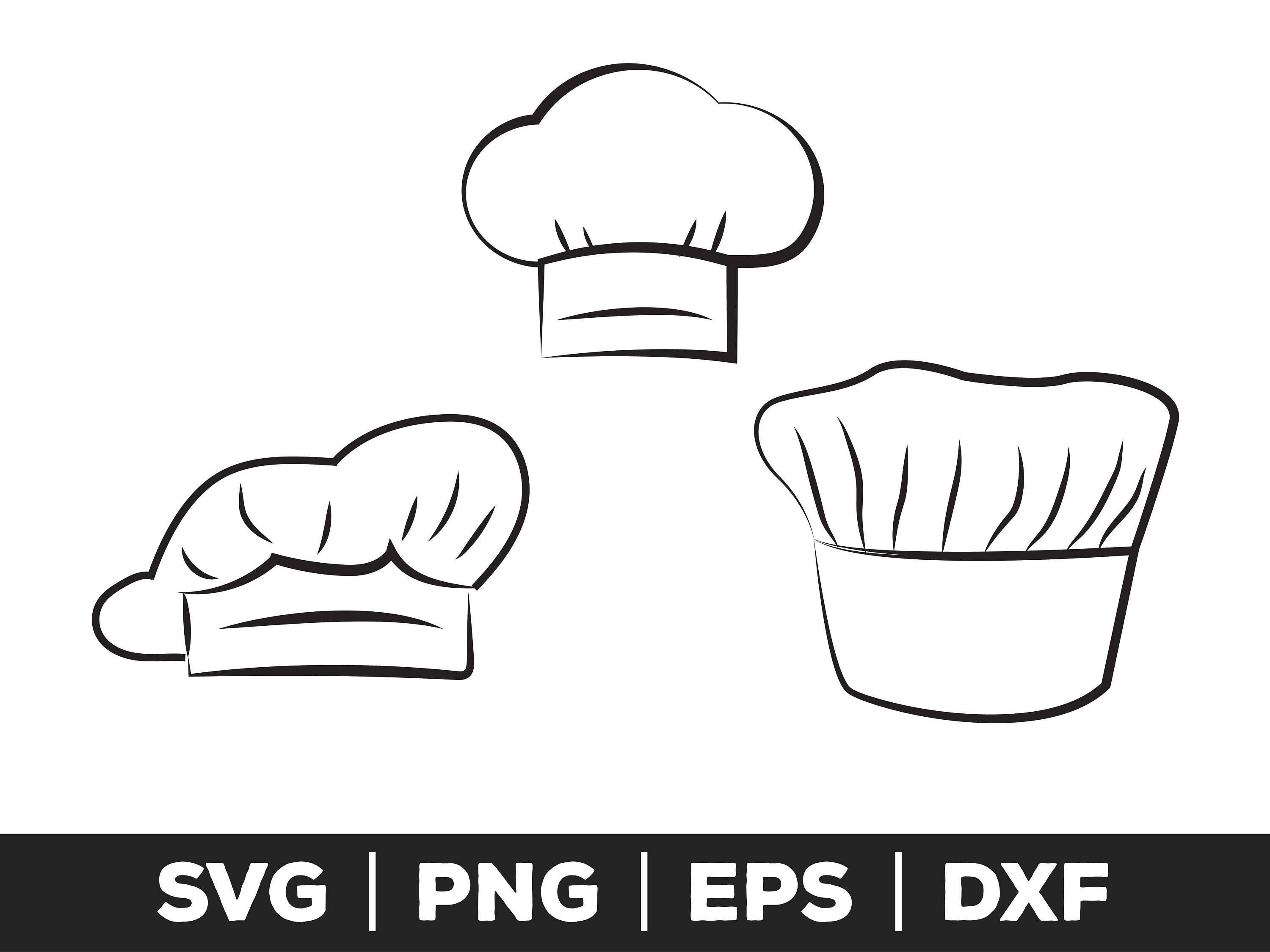 Chefs Hat Svg Chefs Hat Png Chefs Hat Eps Chef Svg Master - Etsy Canada