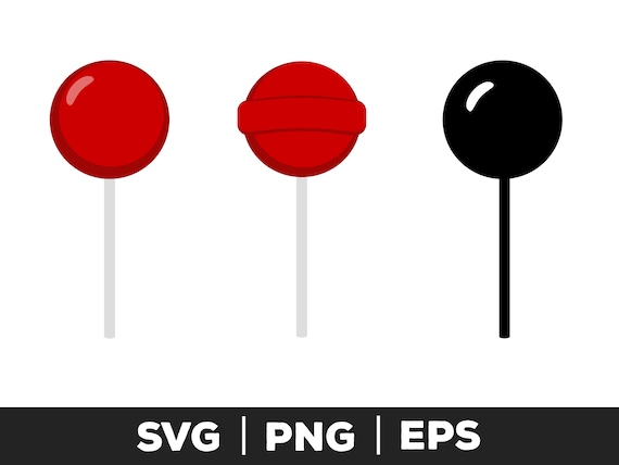 Lollipop Svg Png Eps Candy Svg Lollipop Bundle Party Svg | Etsy
