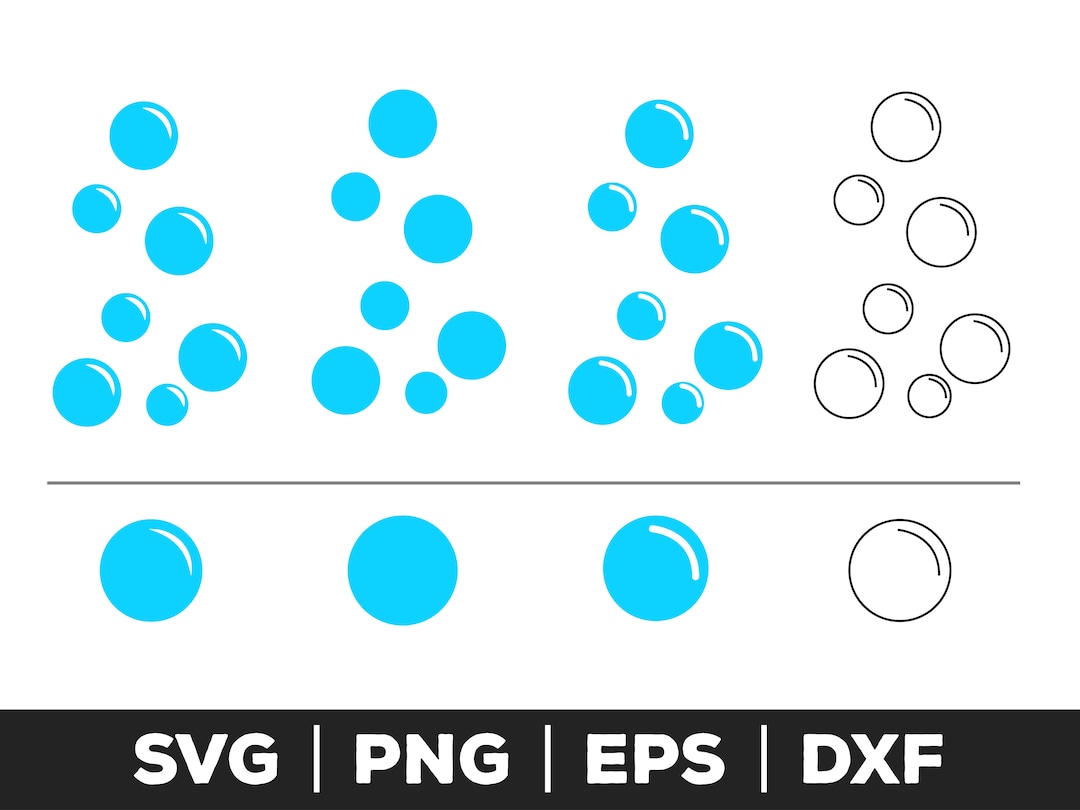 Bubble Svg,dxf,bubbles,cute,decor,air,blowing Bubble,handdrawn,bubble ...