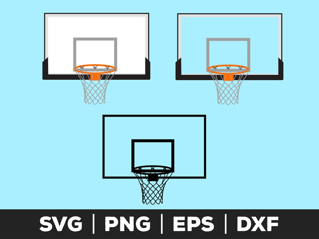 Basketball Hoop Svg, Png, Eps, Dxf, Basketball Net Svg, Basketball Svg ...