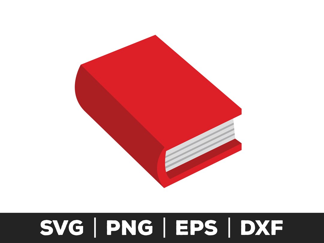 Book SVG, Png, Eps - Reading Clipart, Library Design, Book Lover ...