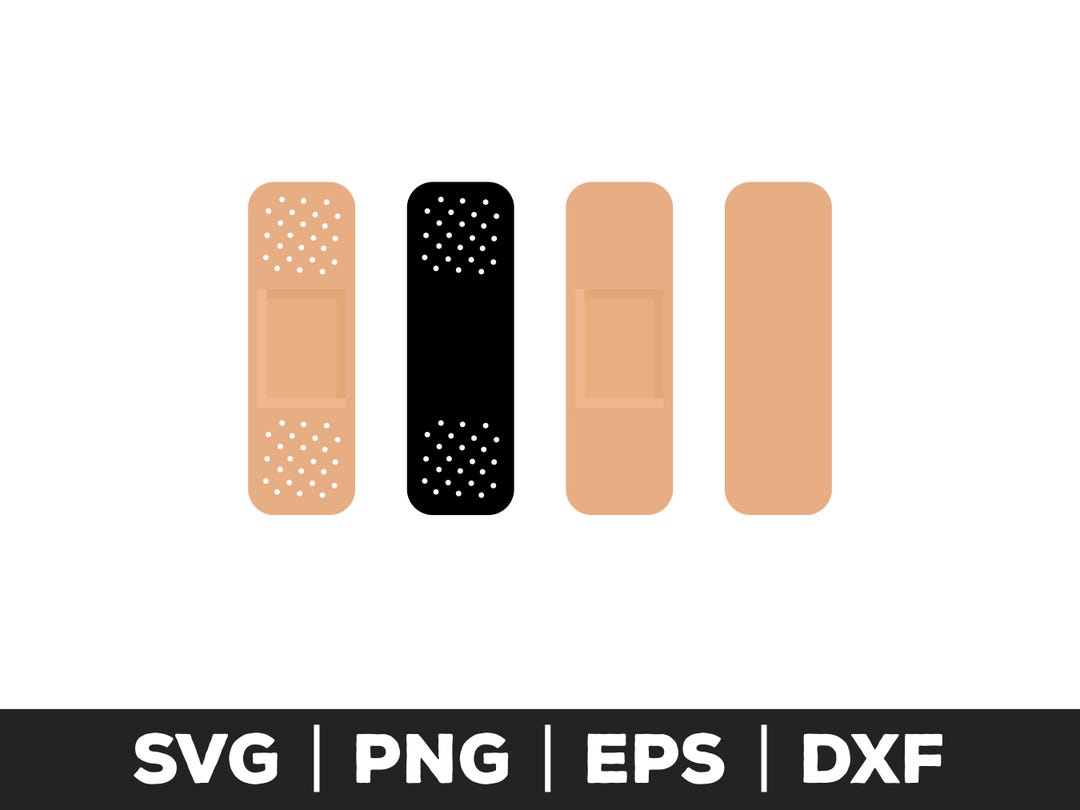 Bandage Svg File for Cricut and Silhouette, Medical Svg Design, First ...