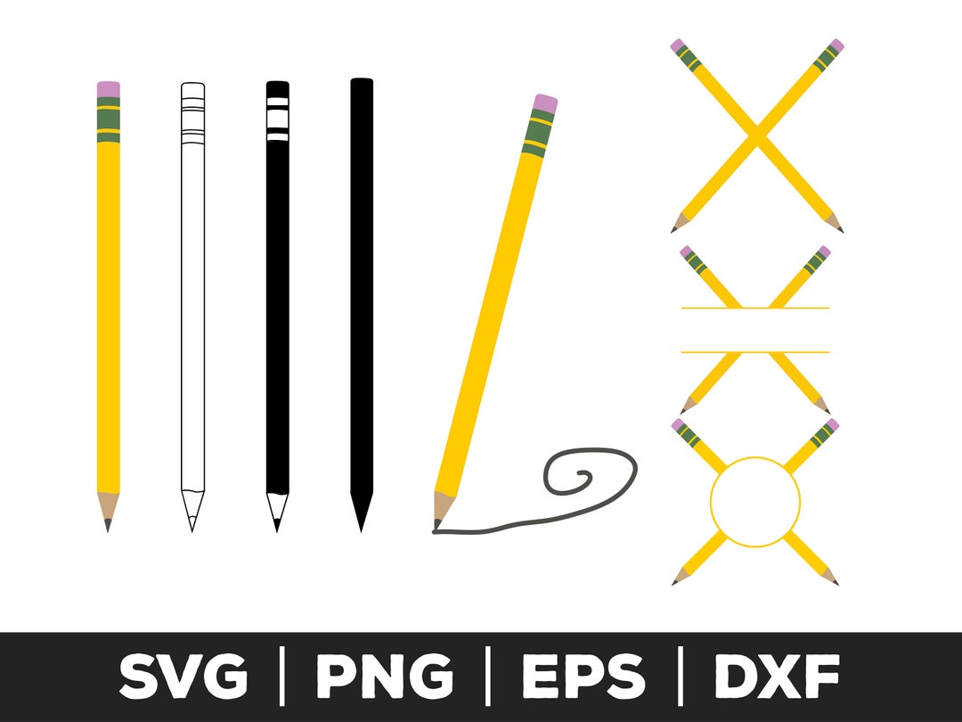 Pencil Svg, Pencil Png, Pencil Eps, Pencil Clipart, Pencil Cut Files ...