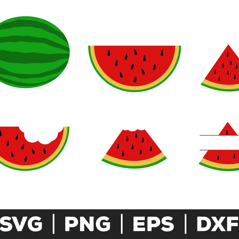 Watermelon Svg - Etsy