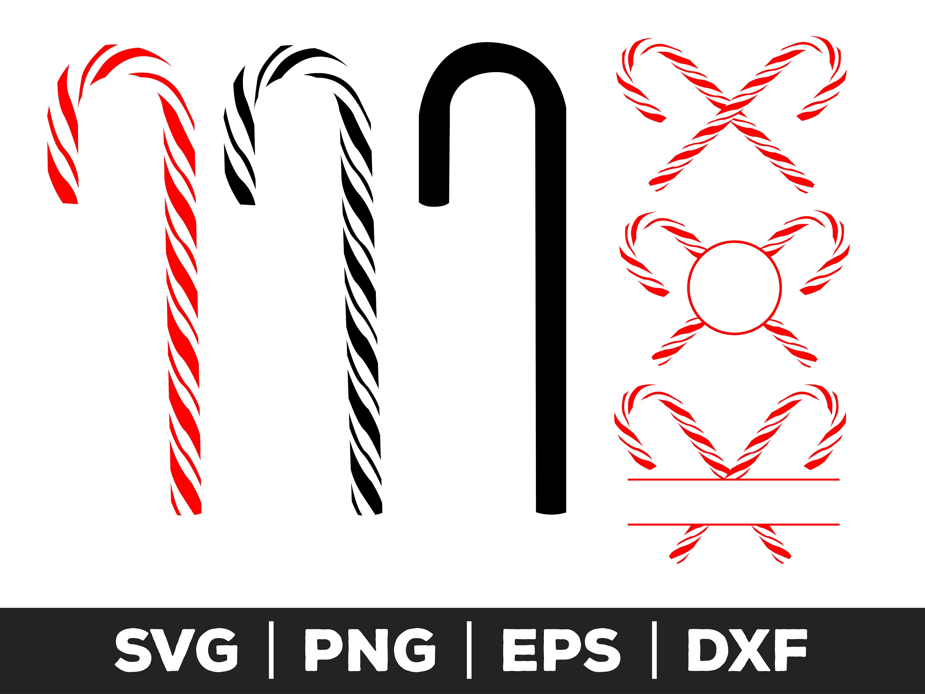 Candy Cane Svg Candy Cane Png Candy Cane Eps Candy Cane - Etsy