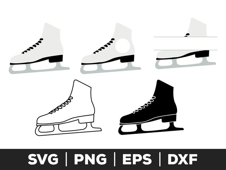 Ice Skate SVG Ice Skate PNG Ice Skate EPS Ice Skate Clip - Etsy