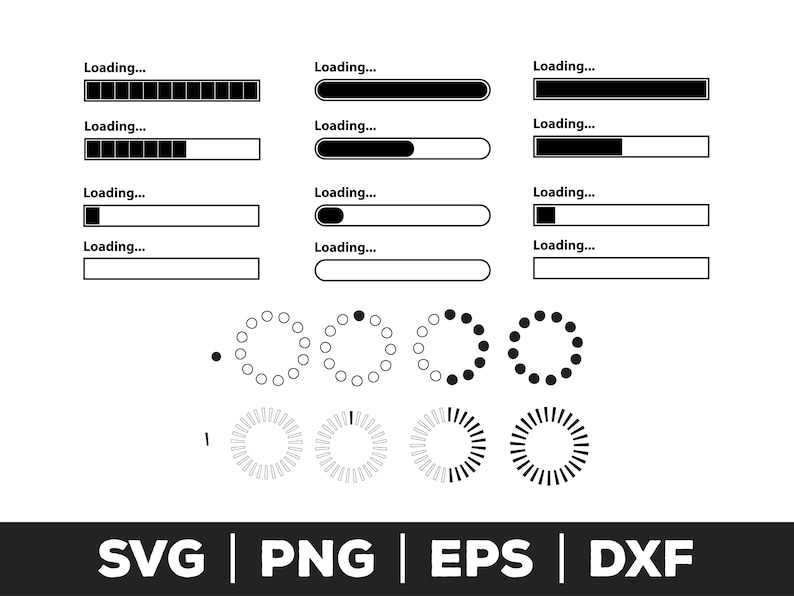 Loading Bar SVG, Loading Bar PNG, Loading Bar EPS, Loading Bar Clip Art ...