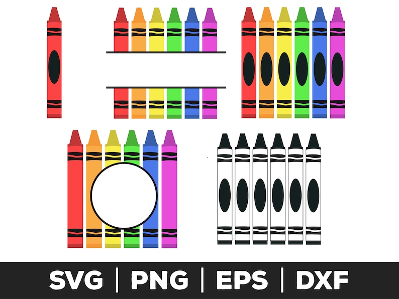 Crayon Svg File for Cricut and Silhouette, Art Supply Svg Design ...