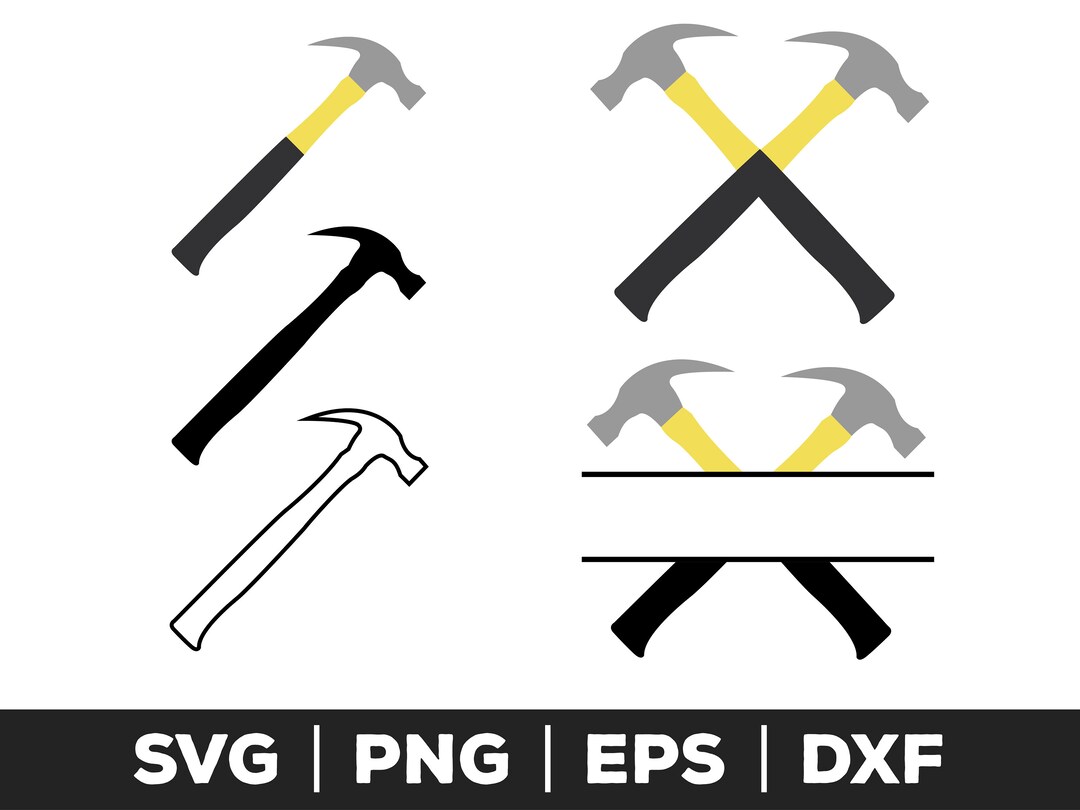 Hammer SVG, Hammer PNG, Hammer EPS, Hammer Clip Art, Hammer Cut Files ...