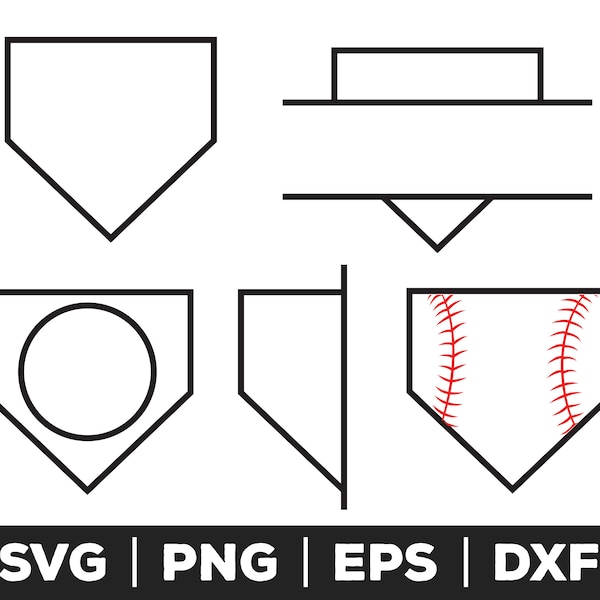 Baseball Home Plate - Etsy