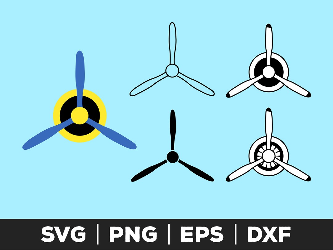 Airplane Propeller SVG, Airplane Propeller PNG, Airplane Propeller EPS ...