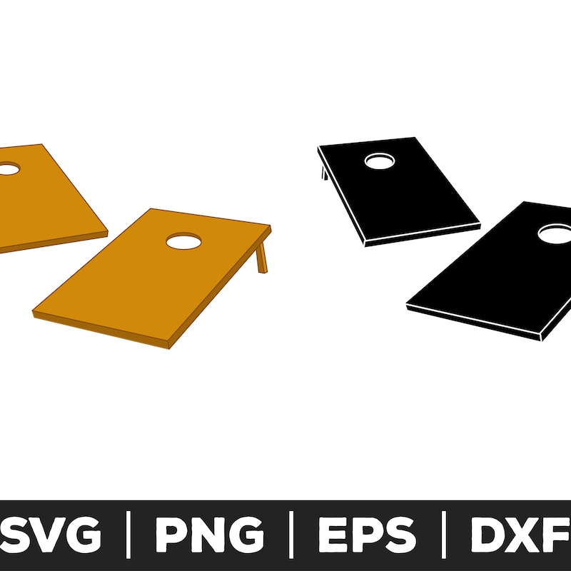 Cornhole Clip Art - Etsy